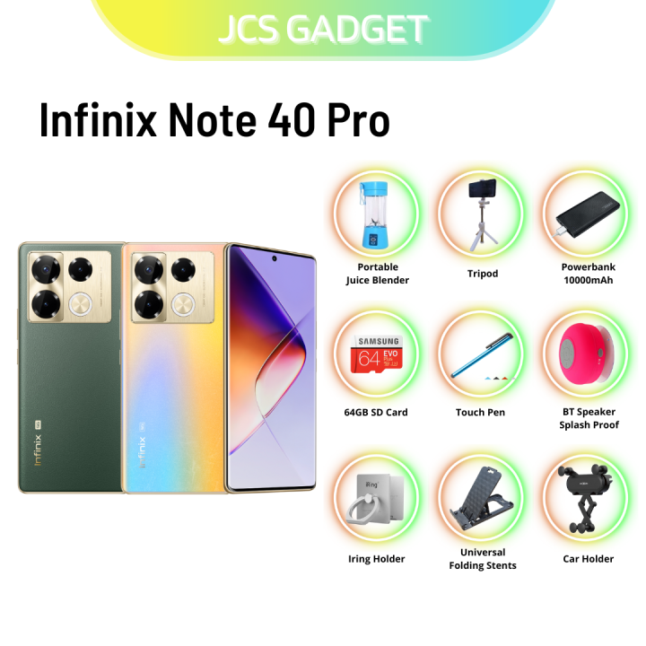 (Ready Stock) Infinix Note 40 Pro (8GB Ram + 256GB Rom) 3D-Curved 120Hz ...