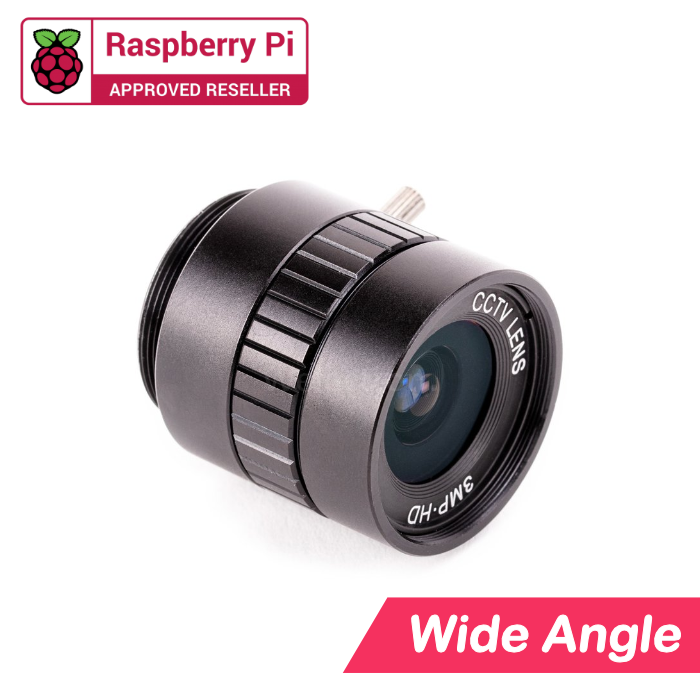 🔥 Official 6mm Camera Lens (Wide Angle) CS Mount For Raspberry Pi HQ ...