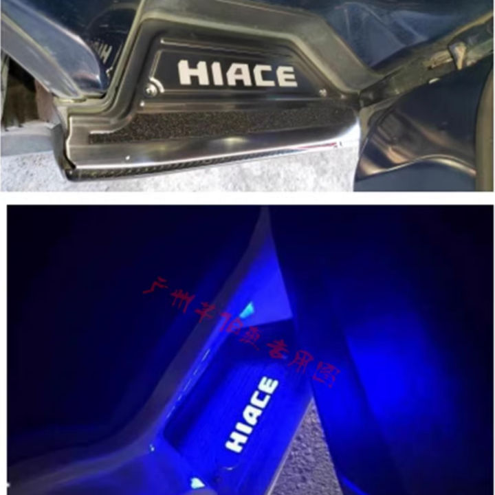 Toyota Hiace 04-17 Threshold Bar Hiace 200 Series Front Door Pedal Led ...