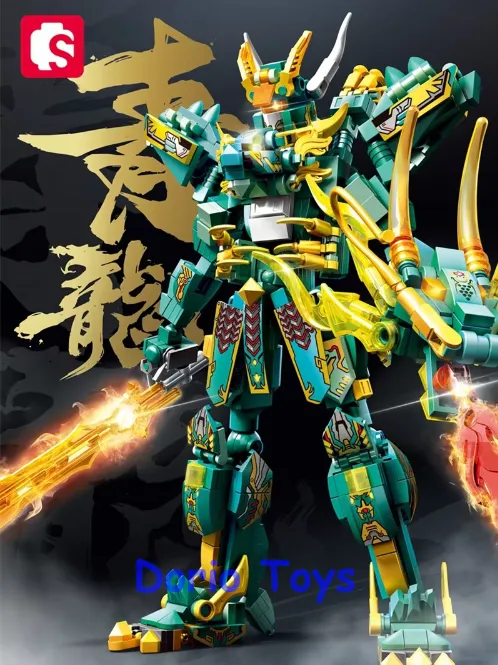 Sembo Robot Mecha - Azure Dragon Holy Armor Mainan Balok | Lazada Indonesia