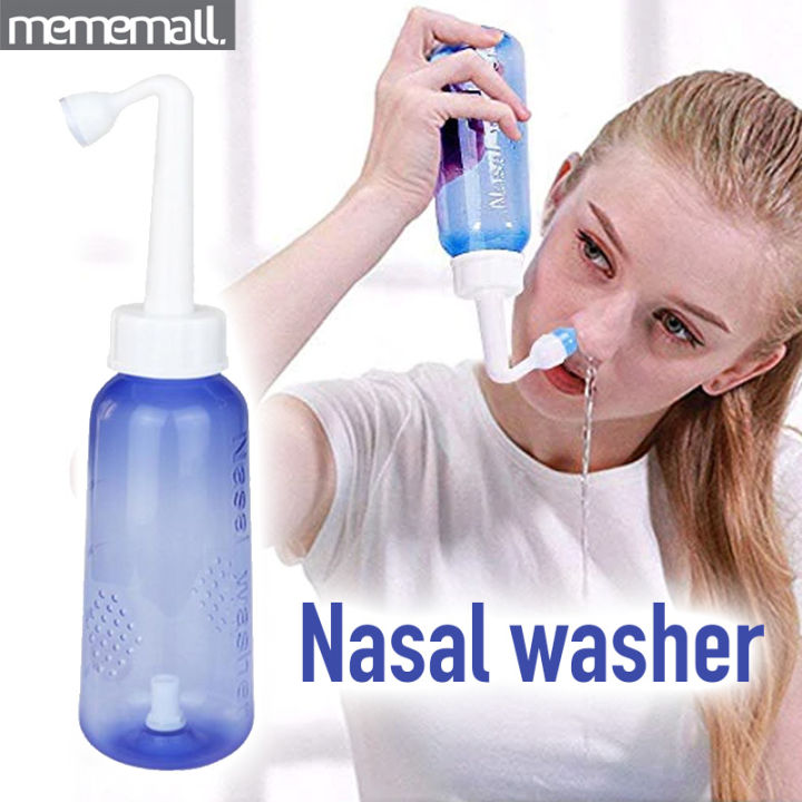 Nasal Washer Neti Pot Salt 0.9% Relief for Sinusitis and Allergy 300ml ...