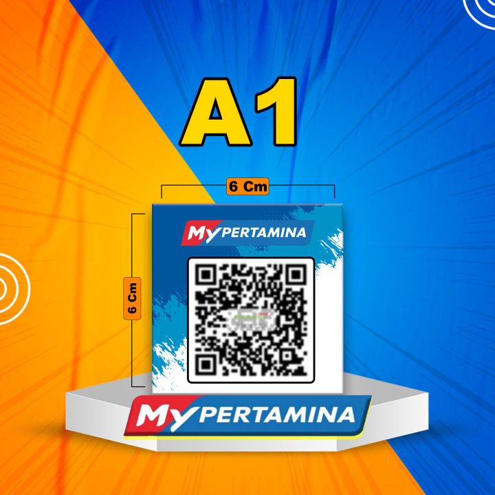 Cetak stiker my pertamina / stiker tangki mobil / stiker barcode | Lazada Indonesia