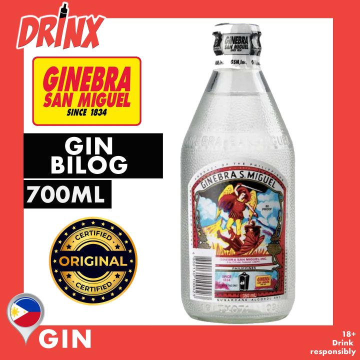 Ginebra San Miguel Gin (Gin Bilog) 700ml | Lazada PH