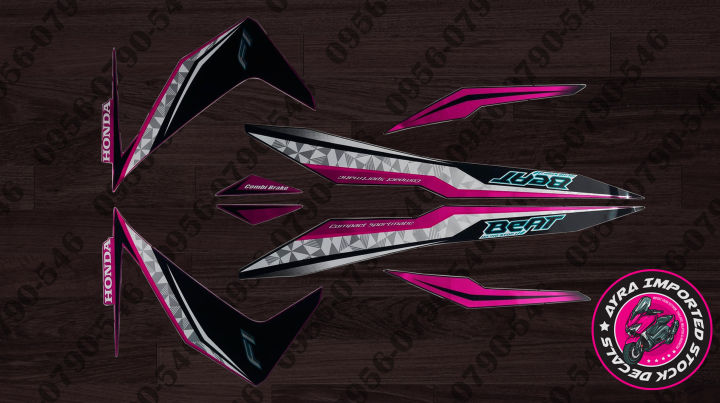 HONDA BEAT Fi V2 110cc #8 Stock Decal/Sticker | Lazada PH