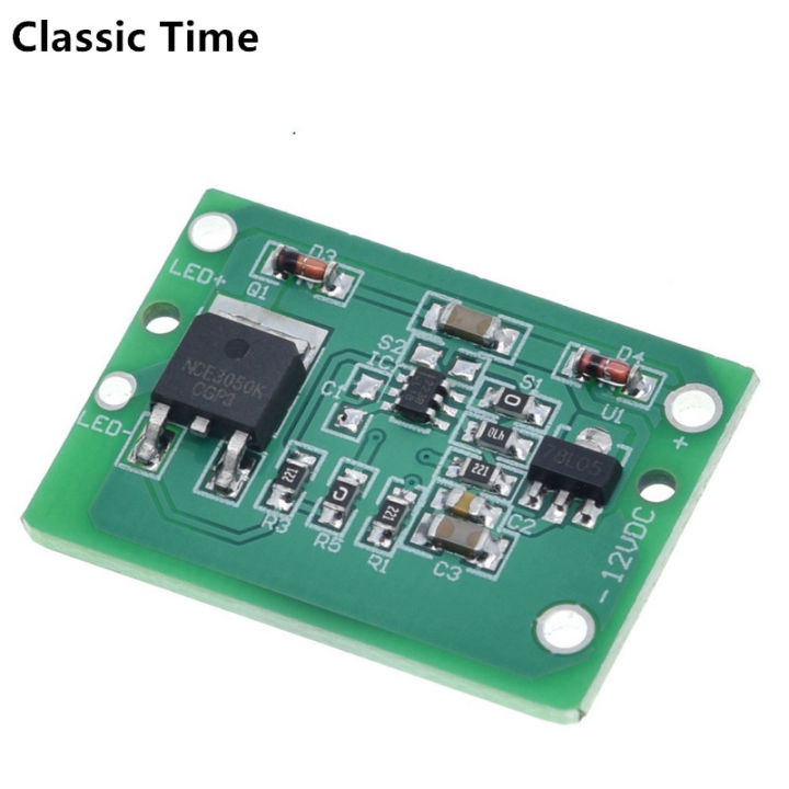 12V Capacitive Touch Switch Sensor Module Push Button Touching Key ...