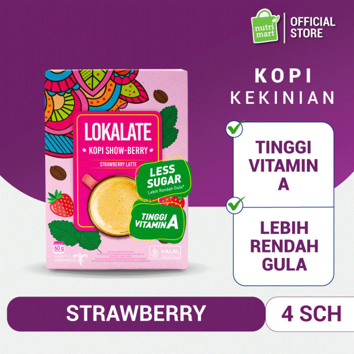 Lokalate Kopi Showberry Sachet - Kopi Instant Kopi Sachet Rasa ...
