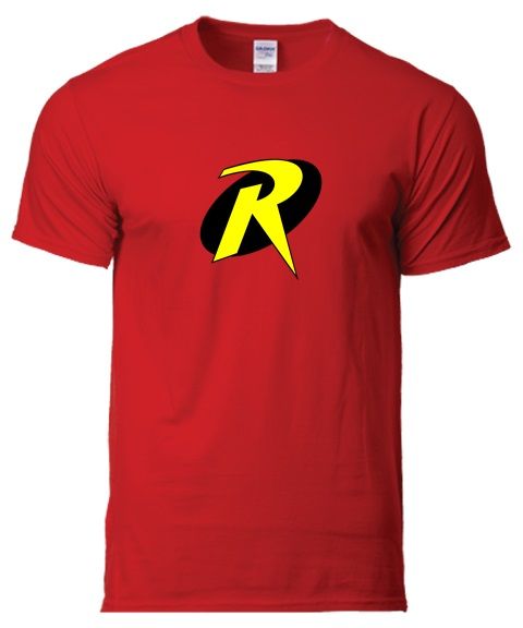 Robin Logo by Godzilla Tee™ DC Superhero Tshirt Unisex / Men Tshirt Tee ...