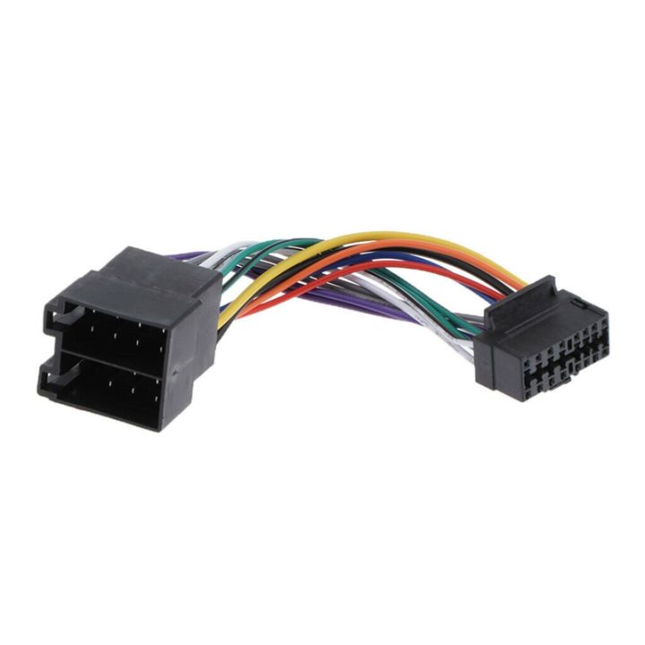 16 Pin Car Stereo Radio Harness ISO for Sony Radio to ISO Radio Play ...