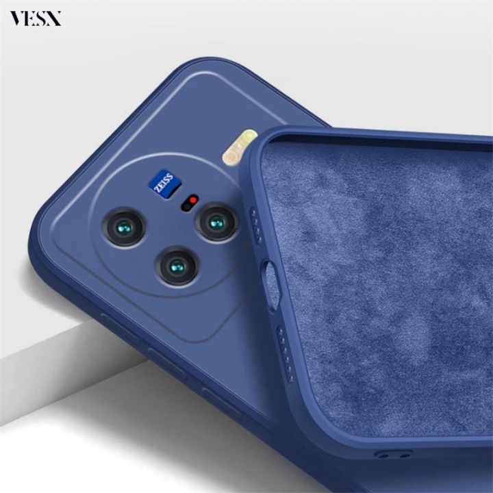 โทรศัพท์ซิลิโคนเหลวเคสสำหรับ VIVO X100 X90 X80 X70 X60 X50 Pro Plus Pro+ 4G 5G 2023 | Lazada.co.th