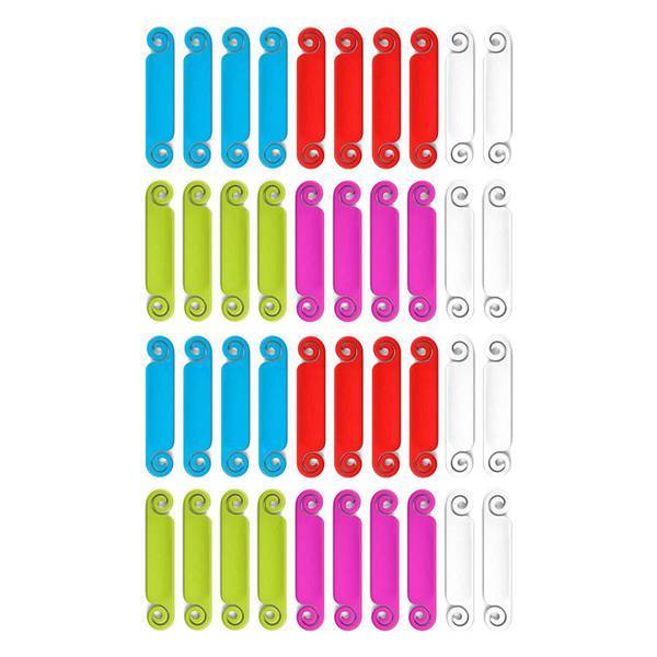 20 Pcs Cable Tags Cable Management Tags Multicolor Cable Labels Cord ...
