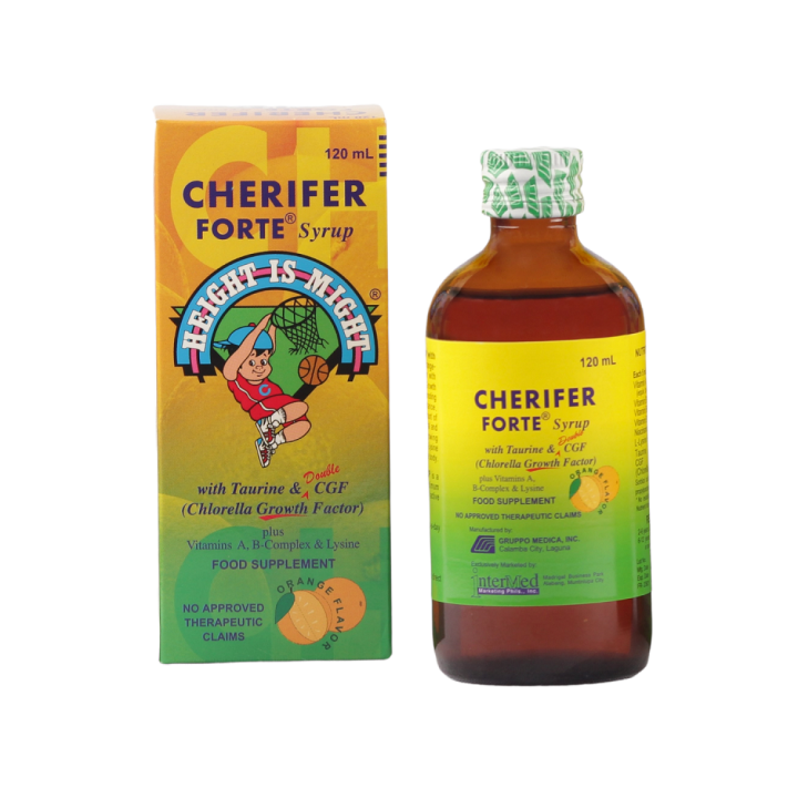 Cherifer Forte Syrup (Vitamins with Lysine CGF and Taurine) 120mL ...