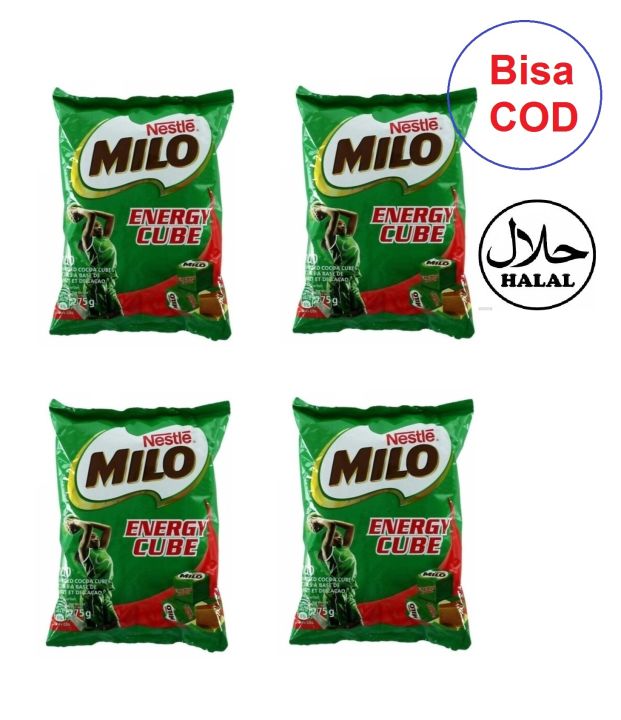 4 bungkus Milo Cube isi 100 Original Toko Kiani Expire Oktober 2024 ...