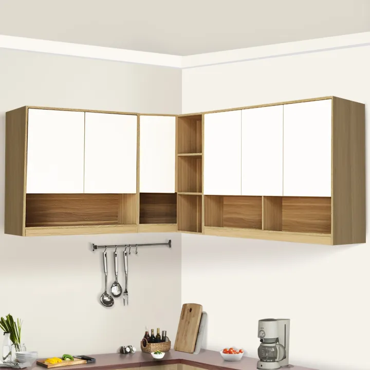 Kirana Kitchen Set Kayu Rak Dapur Putih Kabinet Dapur Modern Minimalis ...