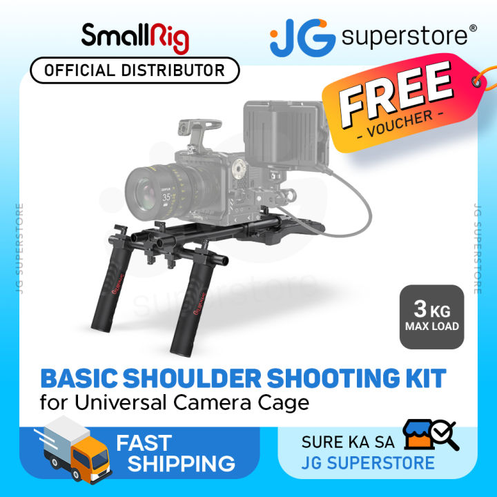 SmallRig Basic Shoulder Kit with 3kg Load Capacity, 360 Degree ...