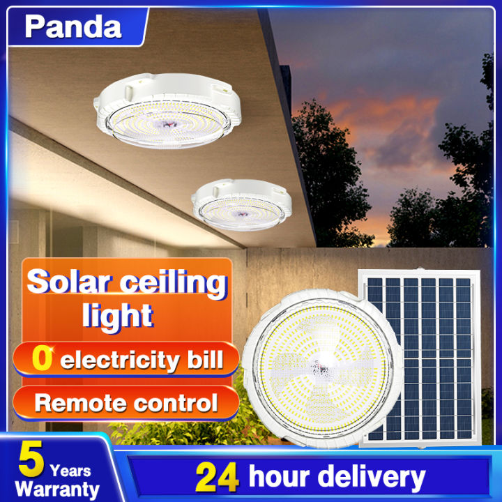 Panda solar ceiling light 300W buy 1 take 1 solar light indoor house ...