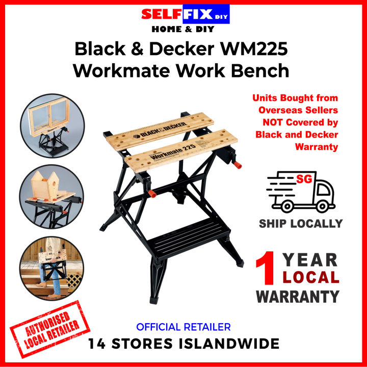 Black and Decker Workmate® 225 Dual Height Workbench WM225 - The ...