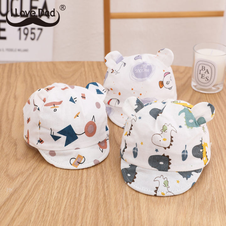 Cute Cartoon Baby Baseball Cap with Ears Spring Summer Baby Girl Boy ...