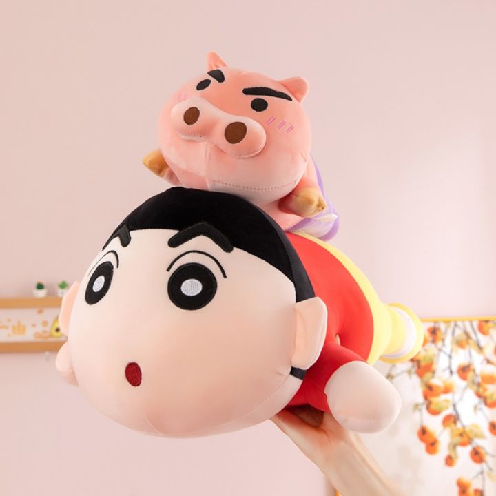 KLQXKR Cartoon Crayon Shin Chan Plush Toy Stuffed Soft Shin Chan Doll ...