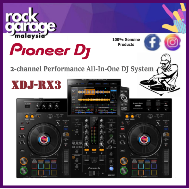 Local warranty Pioneer DJ XDJ-RX3 2-channel Performance All-In-One DJ System ( XDJRX3 / XDJ RX3 ...