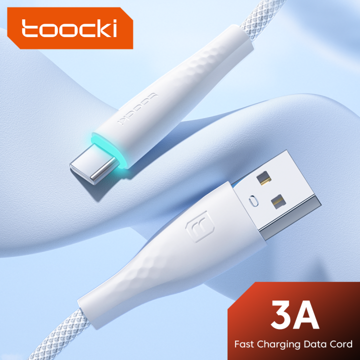 Toocki 3A USB Type-C Cable Micro Type C Super Fast Charging Data Wire ...