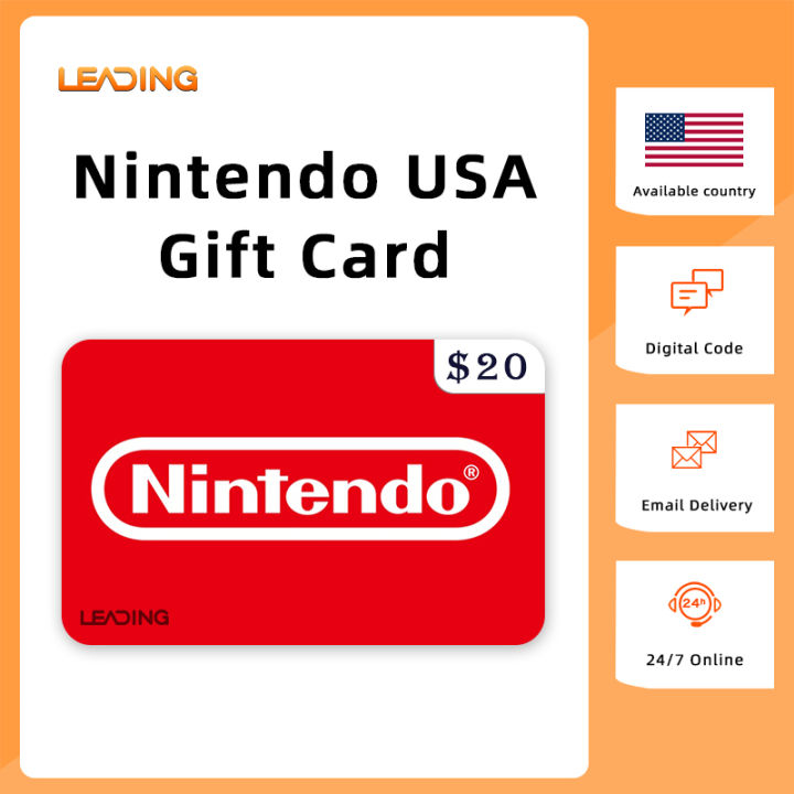 Nintendo USA⚡$20⚡ E-Shop Digital Codes USA⚡ —⚡[EMail Delivery Digital ...