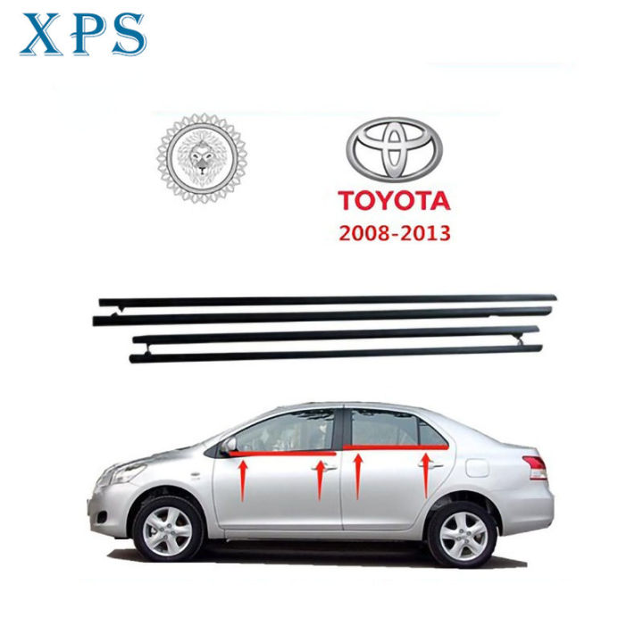 xps Genuine exterior glass door lining for Toyota VIOS 2008 2009 2010 ...