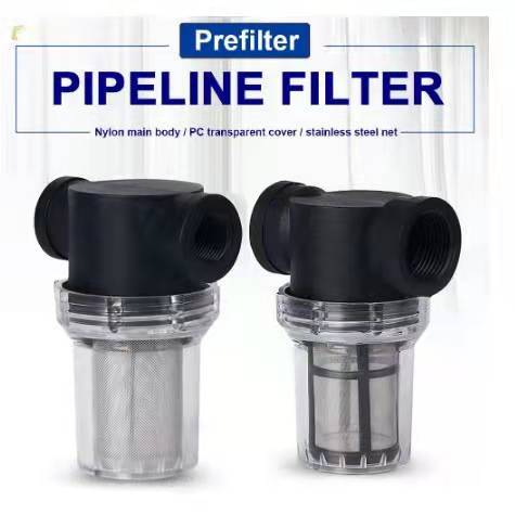 Residential Garden Pond Inline Mesh Strainer Water Pump Irrigation High ...