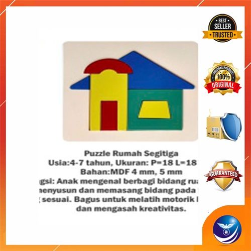 Puzzle Rumah Segitiga- Penerbit Andi | Lazada Indonesia