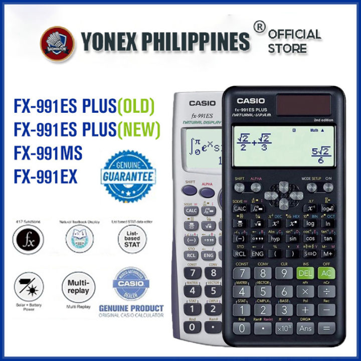 Casio Scientific Calculator FX-991ES FX-991EX FX-82MS Plus Function ...