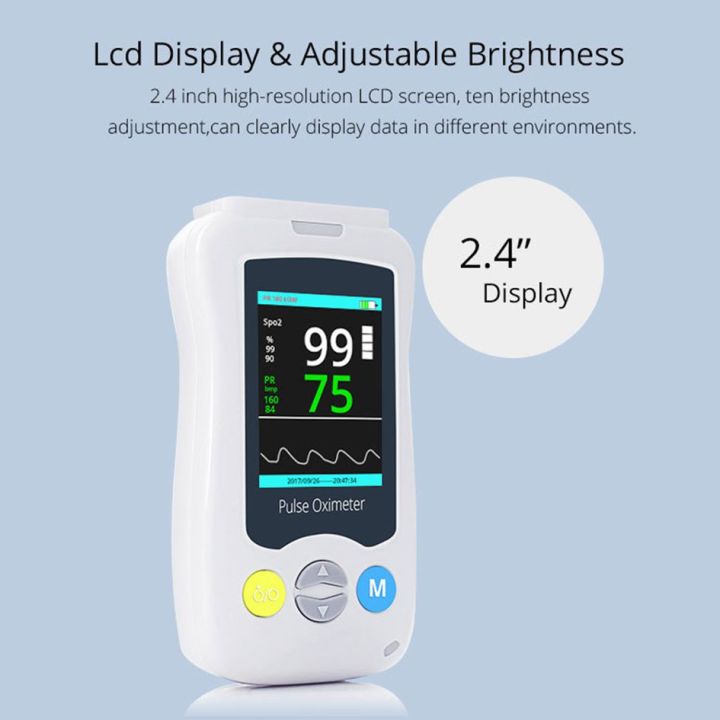 COYEN Hand Held Pulse Oximeter Spo2 Blood Oxygen Real-time Display ...