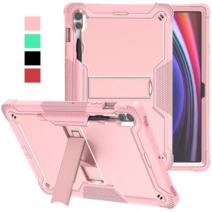 for Samsung Tab S9 Plus 12.4 inch 2023 Case with Built-in Stand, Heavy Duty Rugged Full-Body ...
