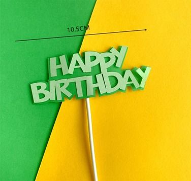 (DPT 0490- 0504)[M'SIA READY STOCK] Birthday Cupcake Topper Cake ...