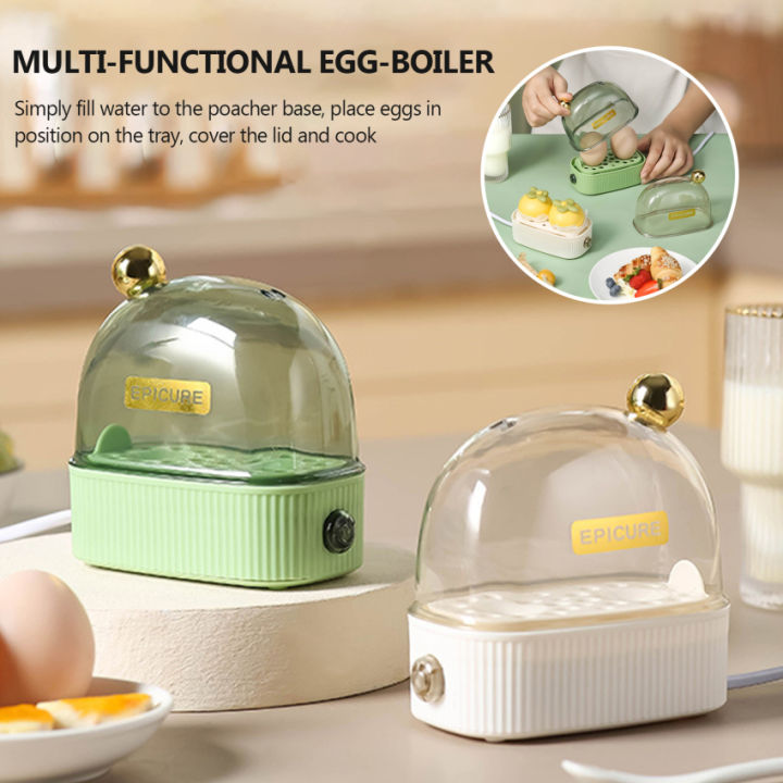 120W 220V Electric Egg Boiler Poacher Automatic Power Off Mini ...