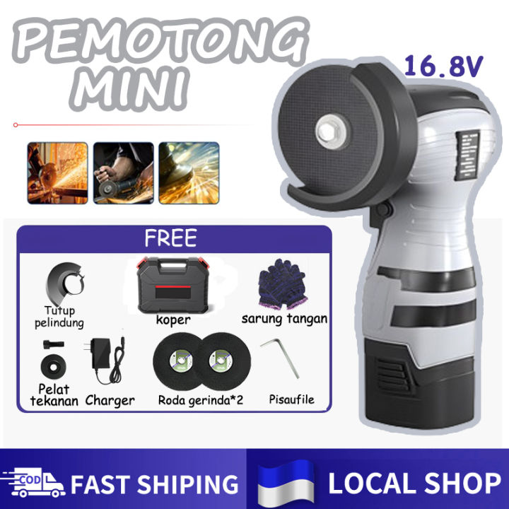 TATA Brushless Angle Grinder Mesin Gerinda Tangan Gerinda Cordless ...