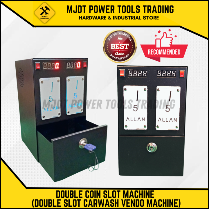 Carwash Allan Vendo Machine 5 pesos Dual Vendo Coin Slot | Lazada PH