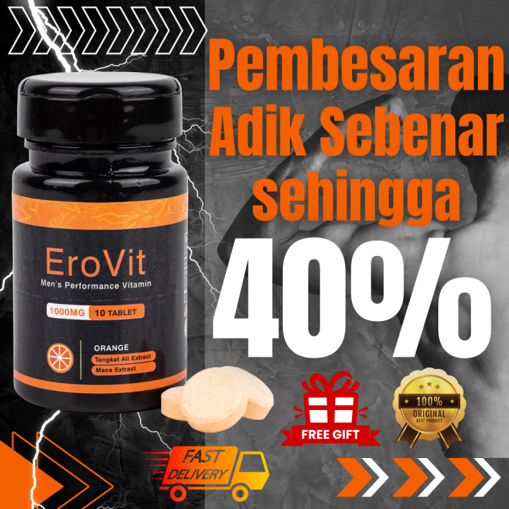 Erovit Based in Tongkat Ali/Men power booster/ Tahan lama/100% Original ...