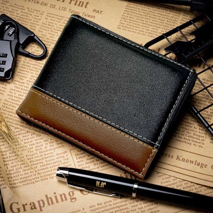 dompet pendek kulit pria. dompet pendek lipat dua dompet kulit sintetis ...