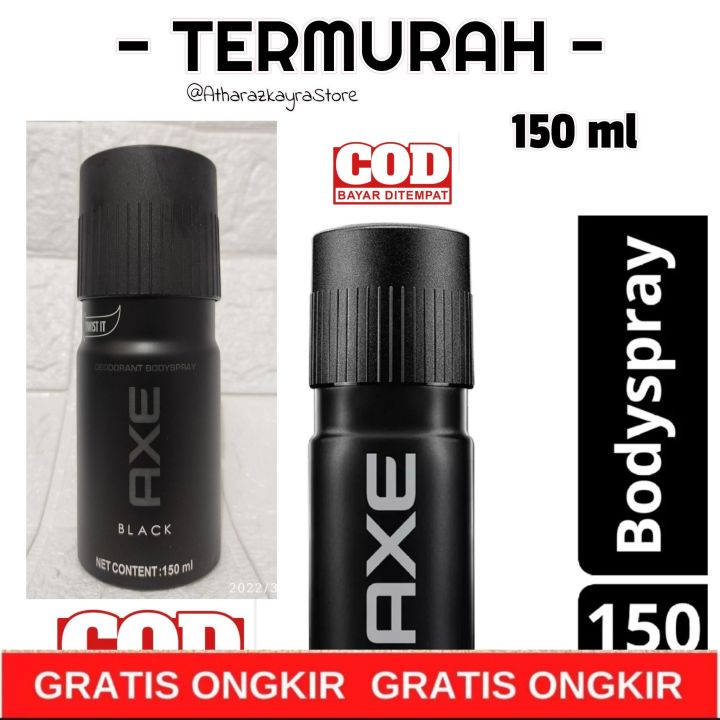 Axe Deodorant Body Spray Pria Black 135 ml 150 ml / Parfum Axe Black ...