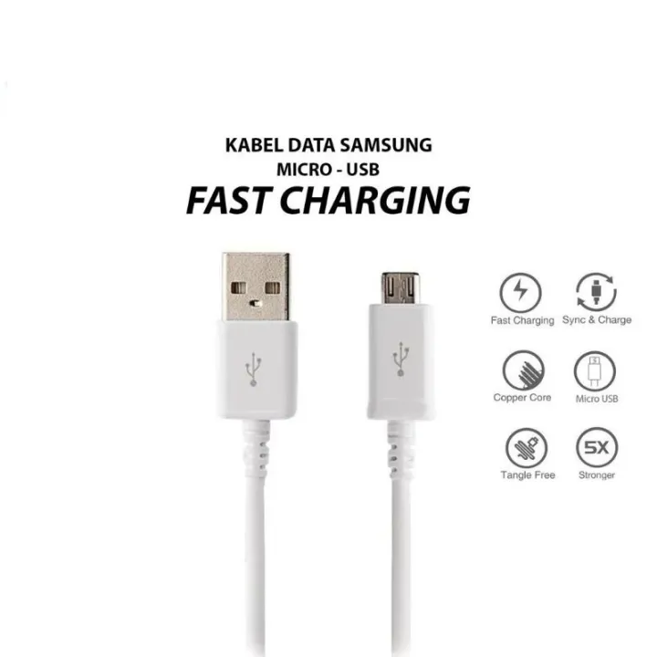 KABEL DATA SAMSUNG MICRO USB - CABLE CHARGER USB MICRO 1m FOR ANDROID ...