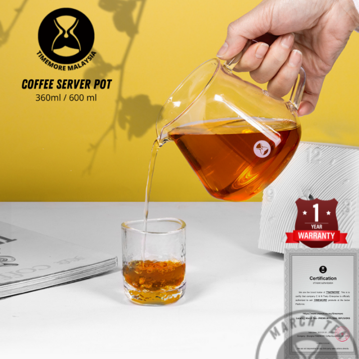TIMEMORE Coffee Sharing Pot - 600ml/360ml for Perfect Brews | Lazada