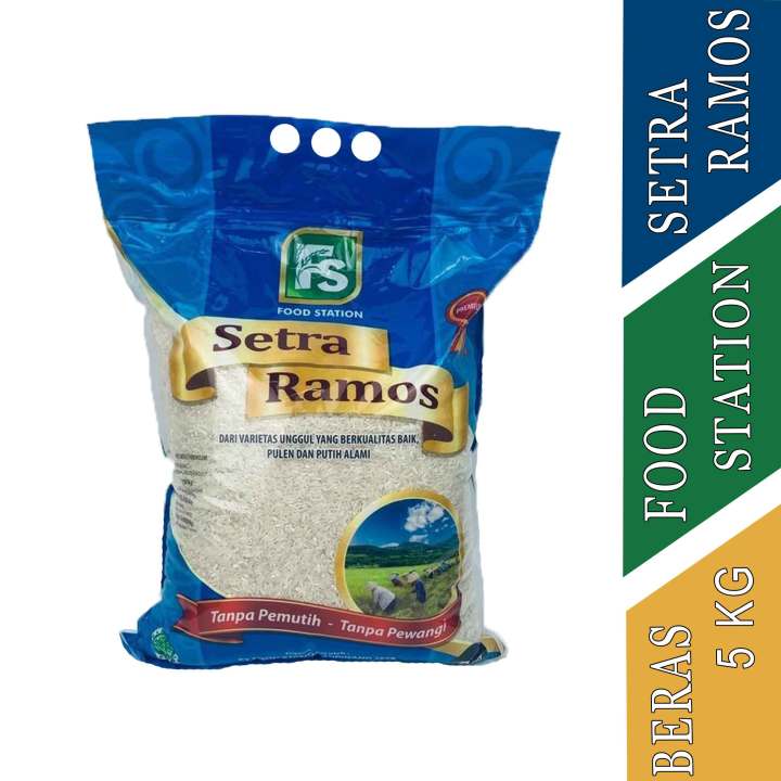 BERAS SETRA RAMOS-BERAS PUTIH- FOOD STATION 5KG | Lazada Indonesia
