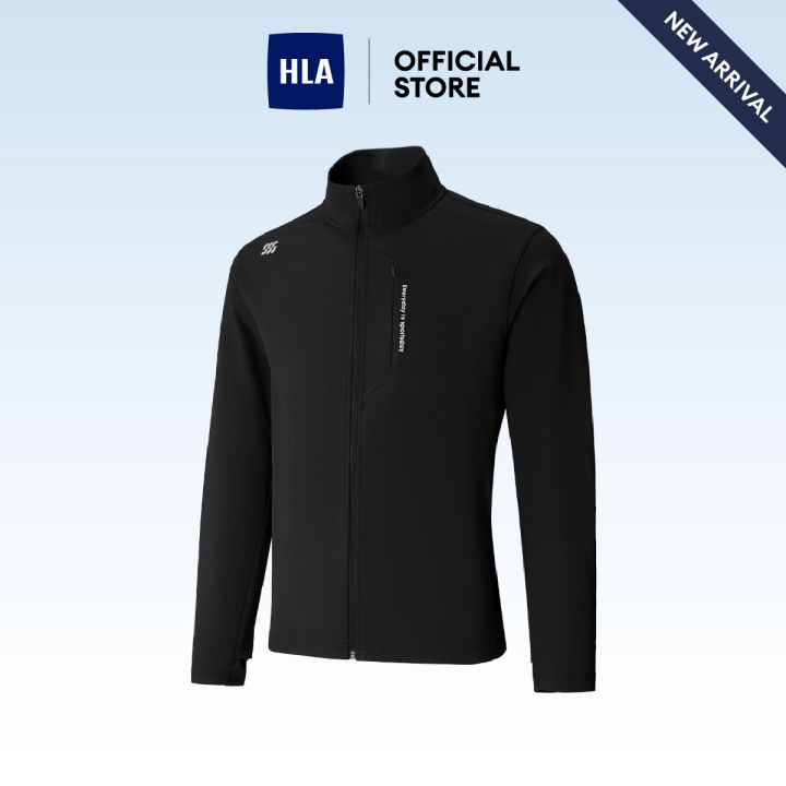 HLA Sportsday Series Full-Zip Long-Sleeve Fitness Training Jacket for ...