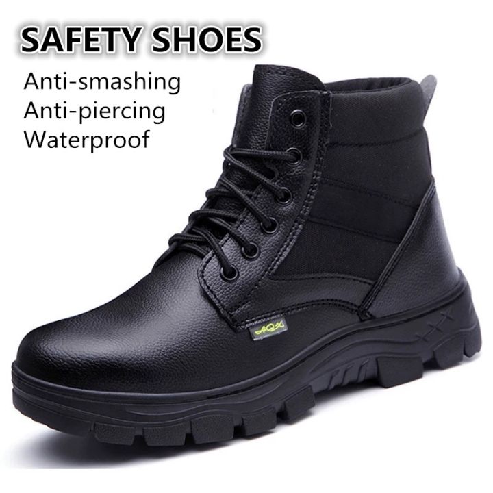 2021 Safety Boost Shoes Men Anti-smashing Anti-piercing Work Shoes ...
