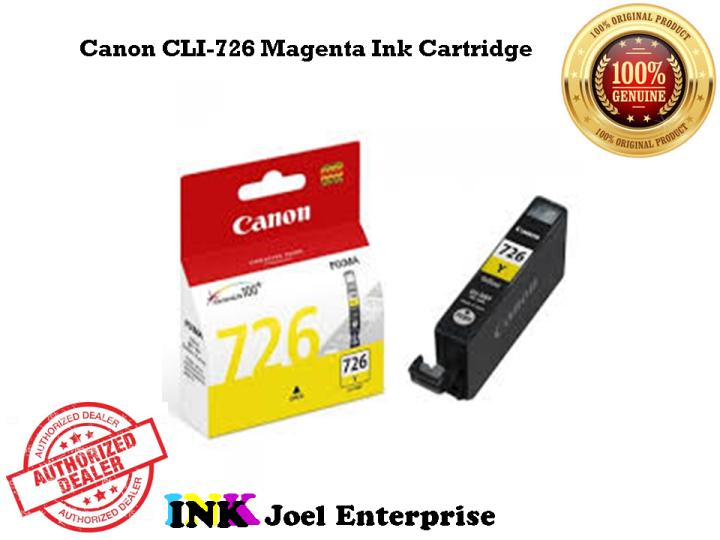 Canon 726 CLI-726 Yellow Pixma Original Ink Cartridge | Lazada PH