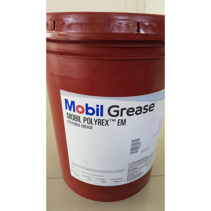 Mobil Grease PolyRex EM pail import - Polyurea gemuk bearing motor listrik | Lazada Indonesia