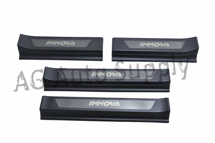Door sill Protector Door Side Step sill Black For TOYOTA INNOVA 2016 ...