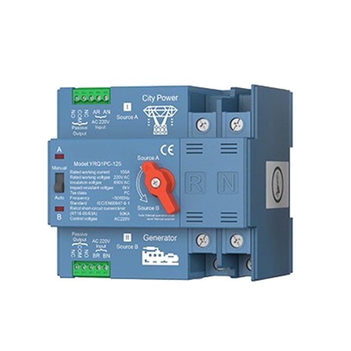 ATS Dual Power Automatic Transfer Switch for Generator or PV Energy to ...