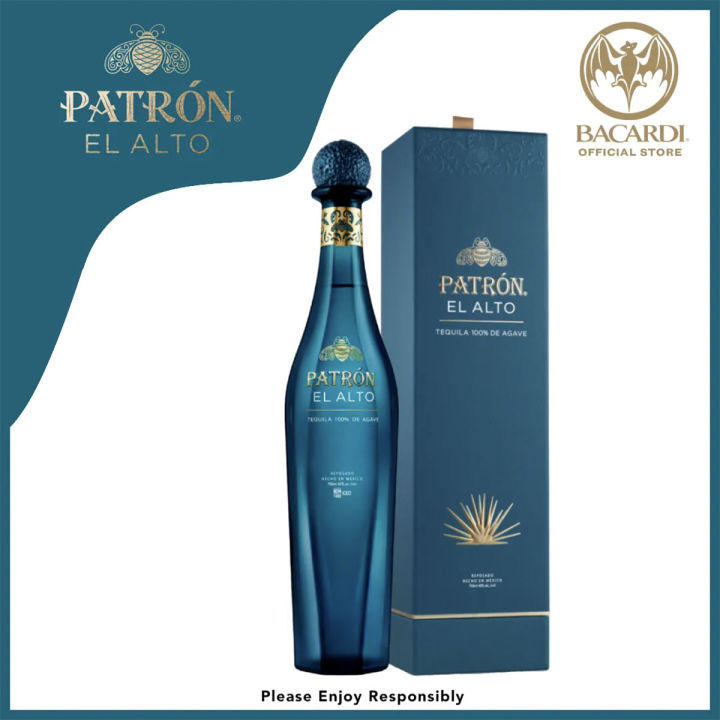 PATRON EL ALTO Ultra Premium Tequila 750ml / 75cl , 40% ABV - The ...