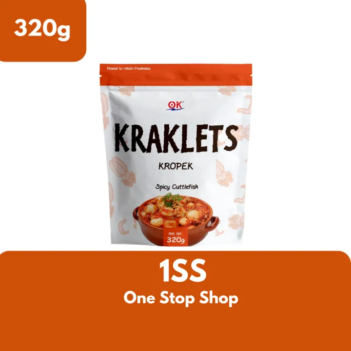 Kraklet Kropek Spicy Cuttlefish 320g | Lazada PH