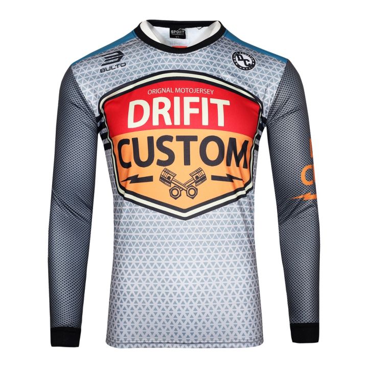 Long Sleeve Motocross Drifit Jersey For Men Motorcycle Sublimation Shirt Motor Jersey | Lazada PH